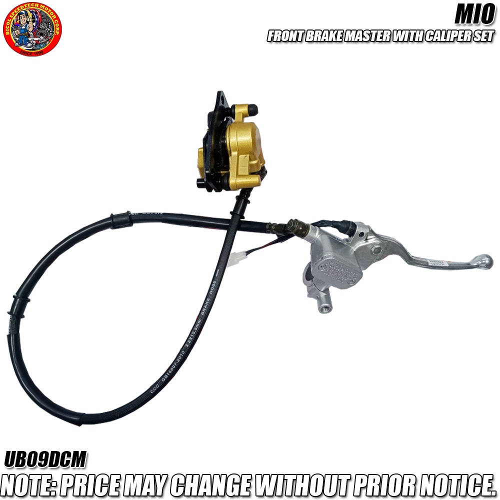 MIO FRONT BRAKE MASTER WITH CALIPER SET (UB09DCM) | Shopee Philippines