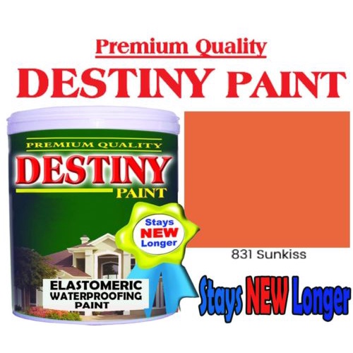 Destiny Elastomeric Paint – 831 SK Orange 16 Liters | Shopee Philippines