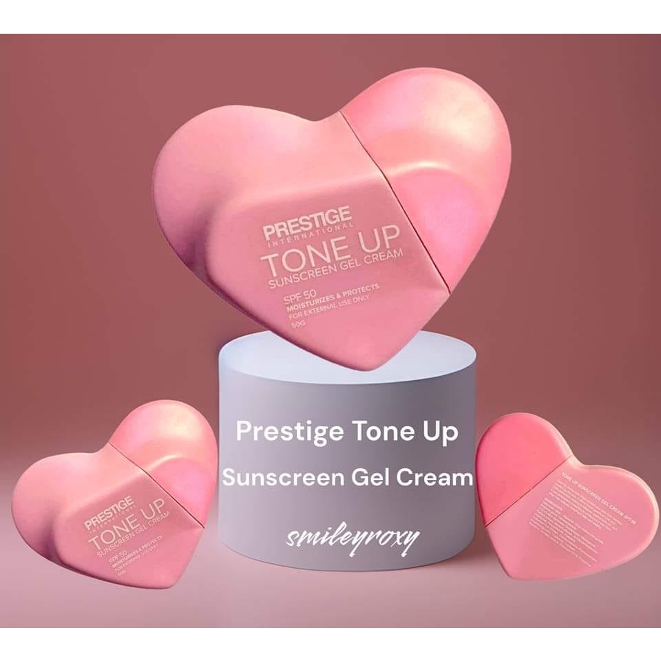 Prestige Tone up Sunscreen Gel Cream | Shopee Philippines