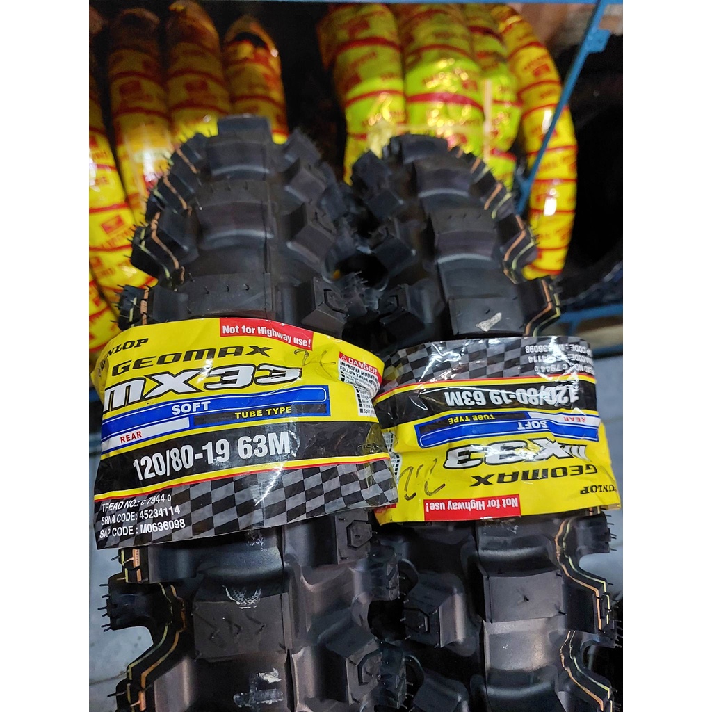 dunlop tires mx53 mx33 mx34 motocross trail off-road 110/100x18 100 ...