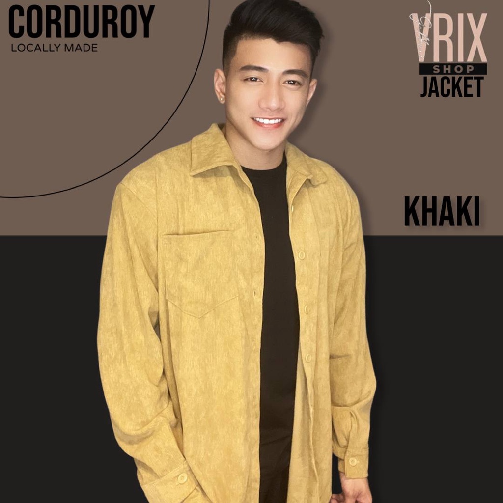PRIMO CORDUROY JACKET BY VRIX SHOP Casual | Shopee Philippines
