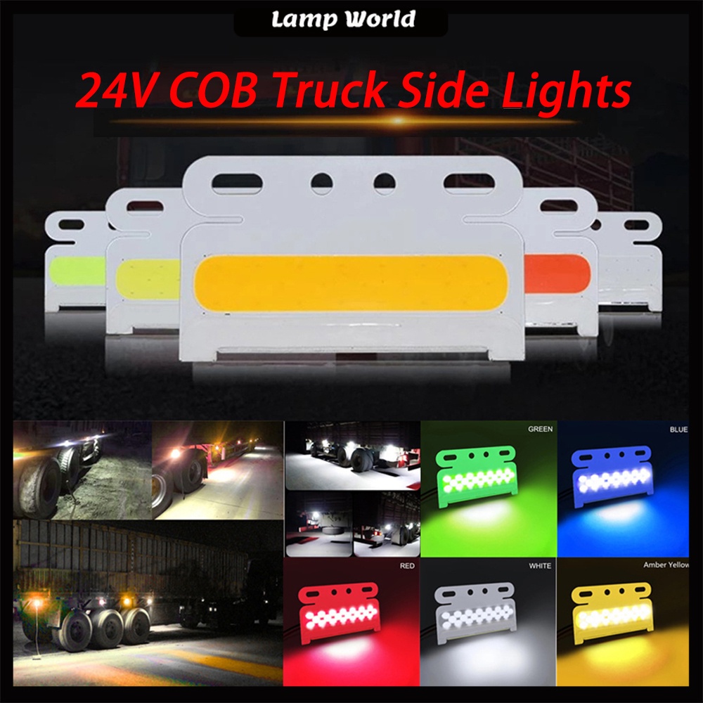 24V Truck Turning Light Sidelight Decoration Signal Lamp Lorry Night ...