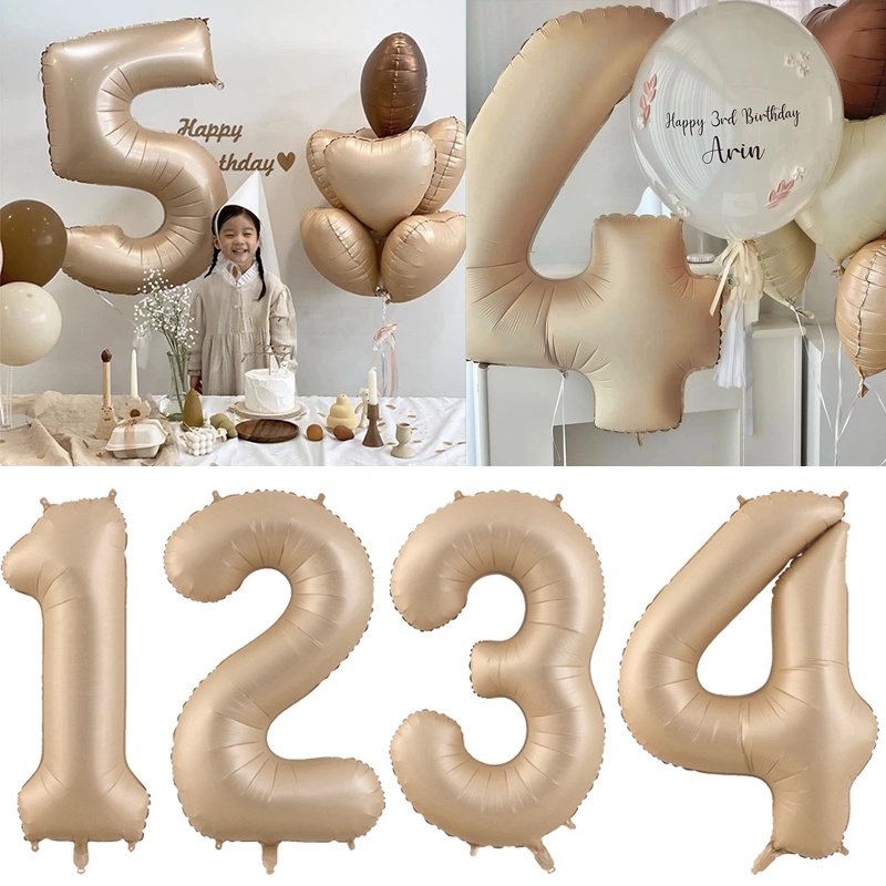40 Inch Number Balloons Birthday Decorations Large Size Balloons ...