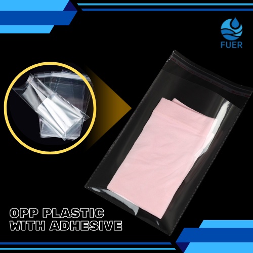 100pcs OPP with Adhesive Clear Plastic Poly Bag (Packaging for Mask ...