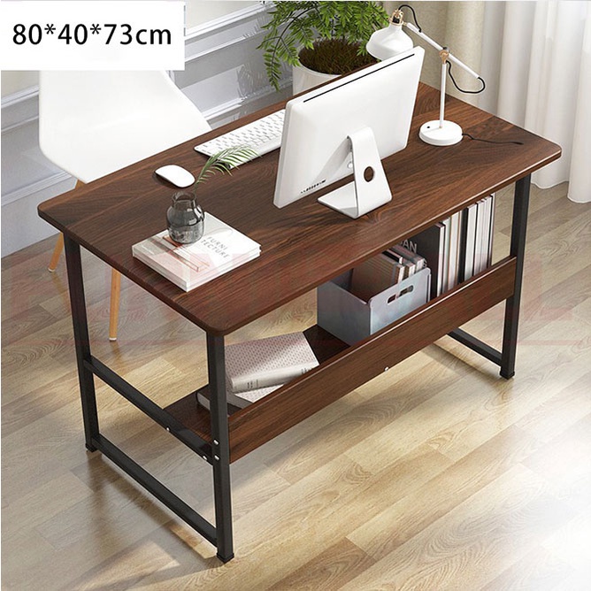 Modern minimalist high quality computer desk solid wood study home ...