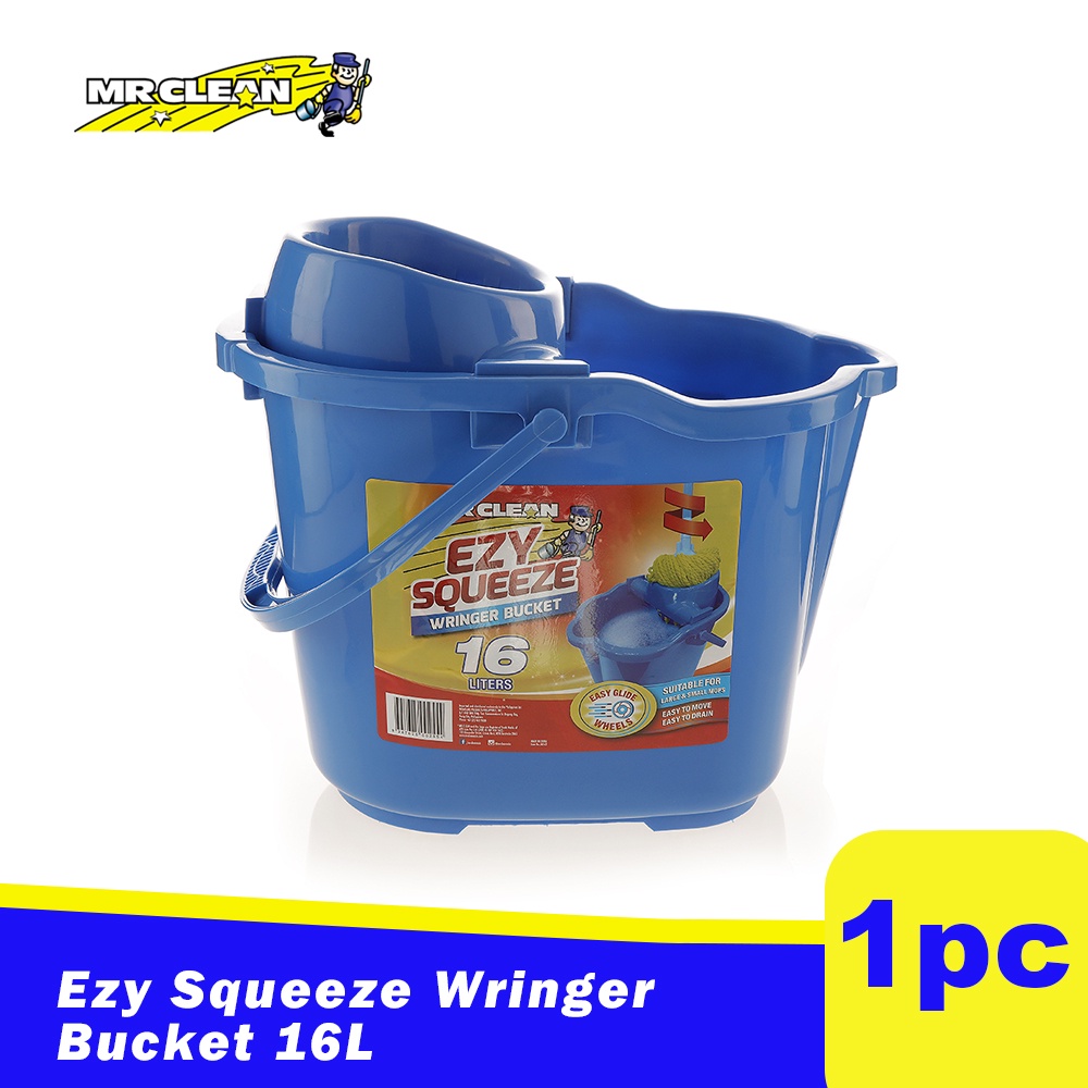 MR CLEAN Ezy Squeeze Wringer Bucket 14 Liters H60 | Shopee Philippines