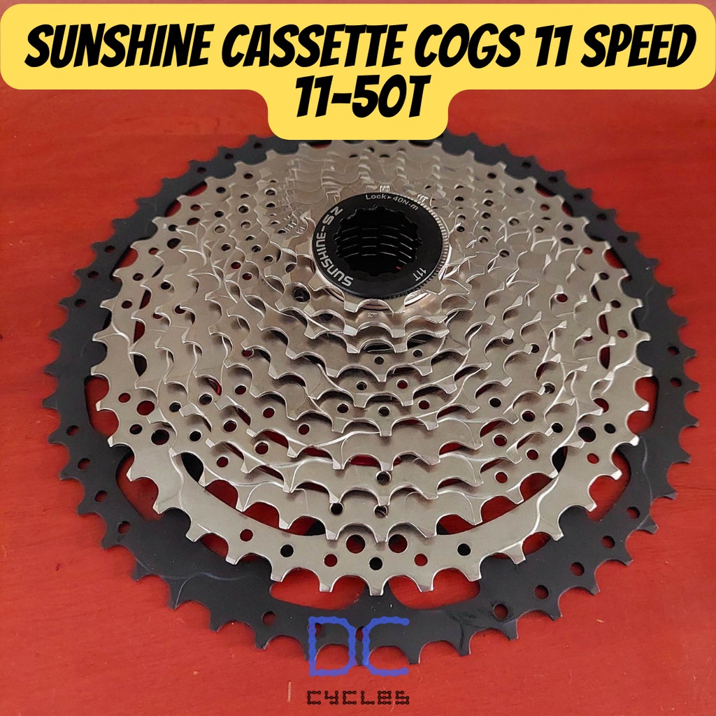 Sunshine Cassette Cogs 11 speed (11-50T) | Shopee Philippines