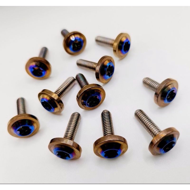Gr5 titanium bolts bodybolt footboard plate bolt heat guard Itsalaya ...