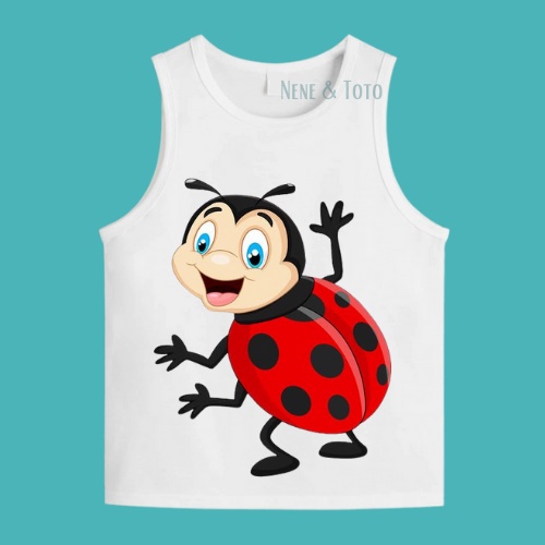 NENE & TOTO 1 PC Kids White Sando Shirts Tops for Boys Clothes Wild ...