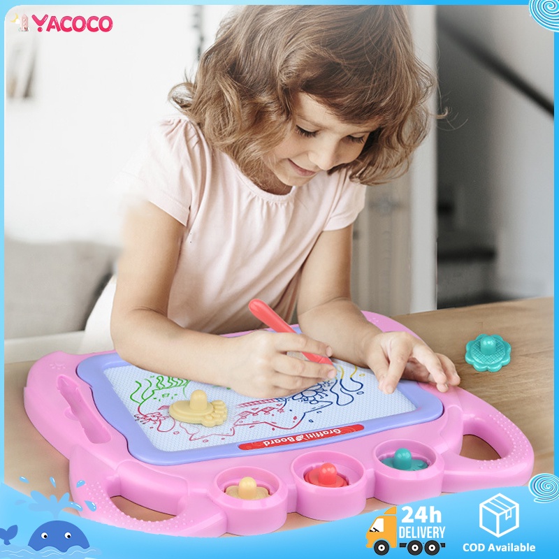 Baby Large Color Magnetic Drawing Board Children's Magnetic Force ...