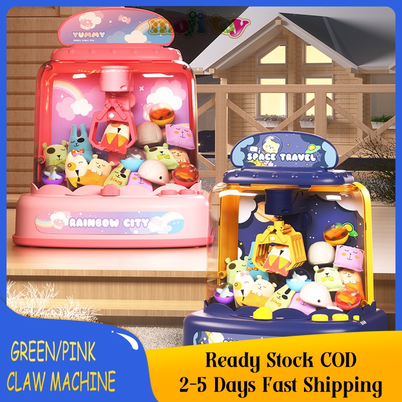 Mini claw machine auto doll machine toy free 10 diy gashapon & plush ...