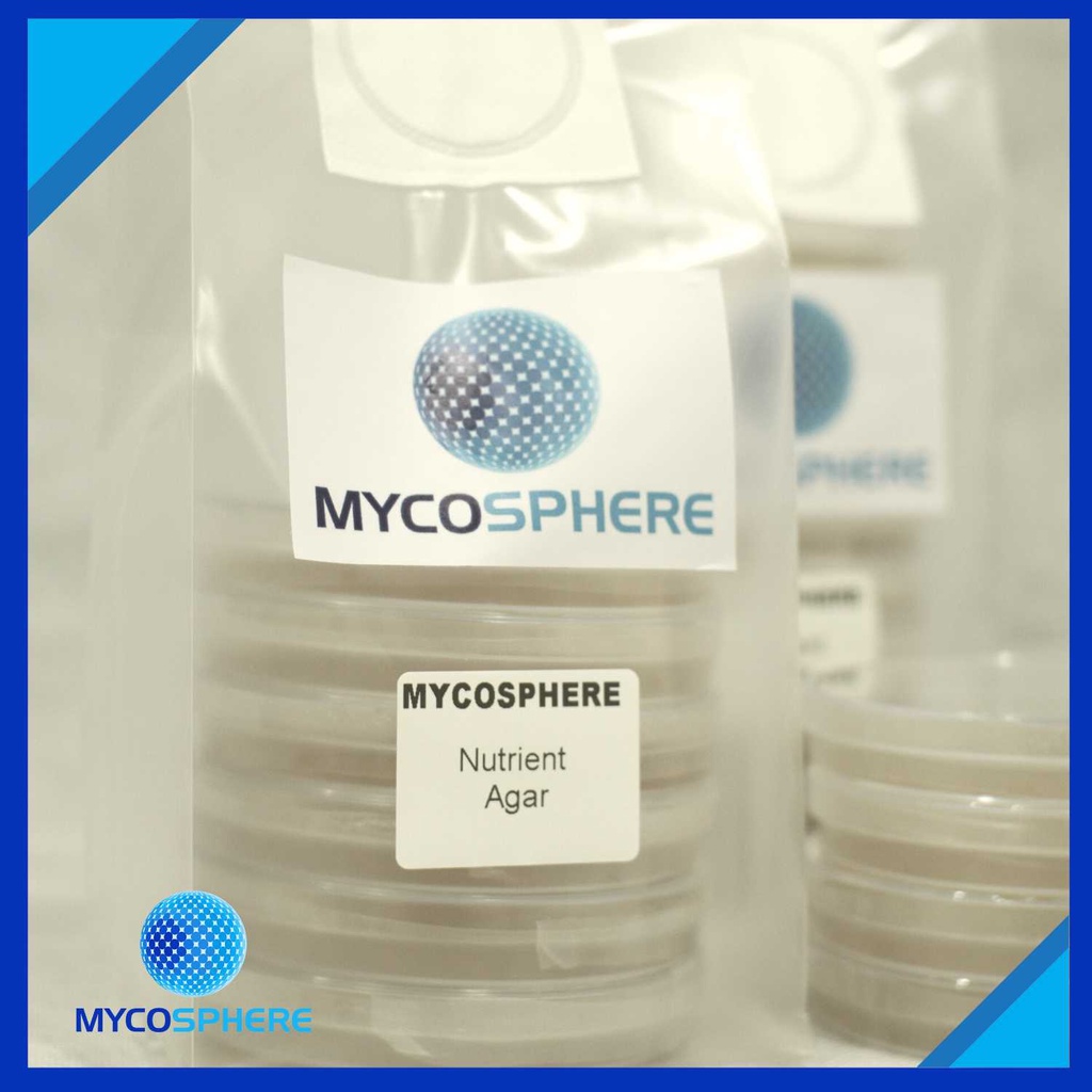 Nutrient Agar Sterile Media Petri Dish - 5pc Standard Nutrient Agar ...