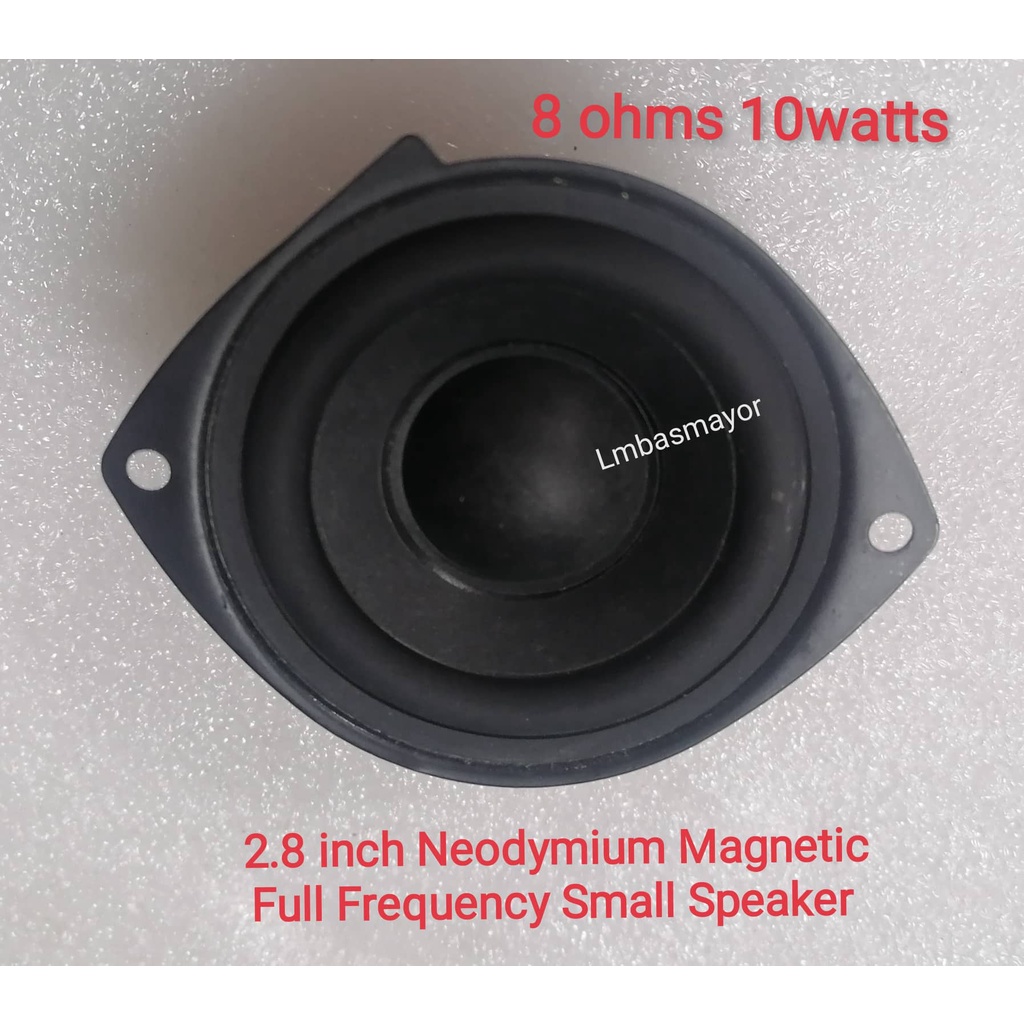 2.8 inch Neodymium Magnetic Full Frequency Small Speaker 8ohms 10w ...