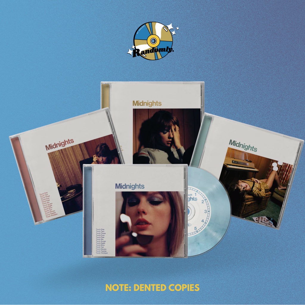 Taylor Swift - Midnights (Jade Green, Mahogany, & Blood Moon CD ...