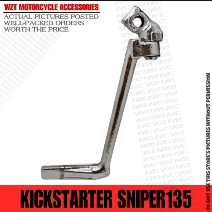 WZT YAMAHA SNIPER 135 KICK STARTER PEDAL FOR MOTORCYCLE ACCESSORIES ...
