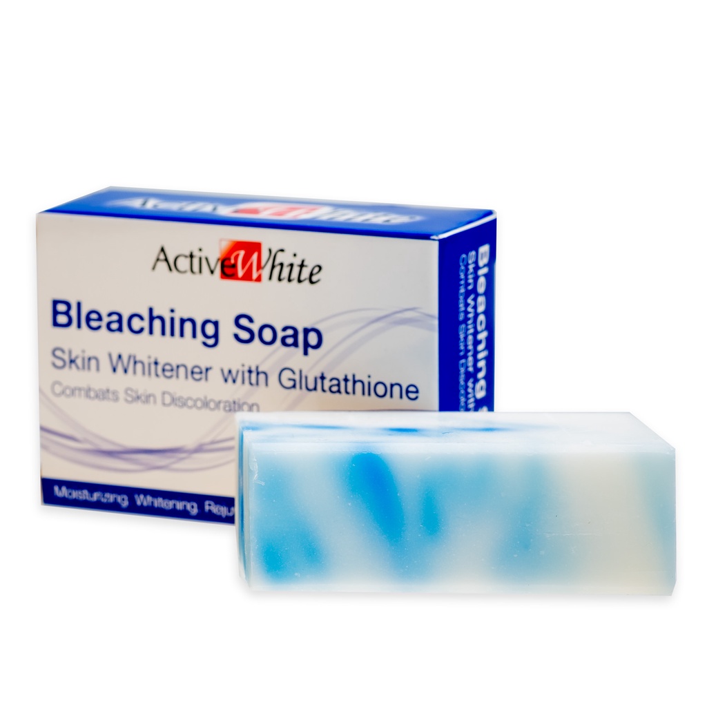 Active White Bleaching Soap with Glutathione, 135g (single or twin pack ...