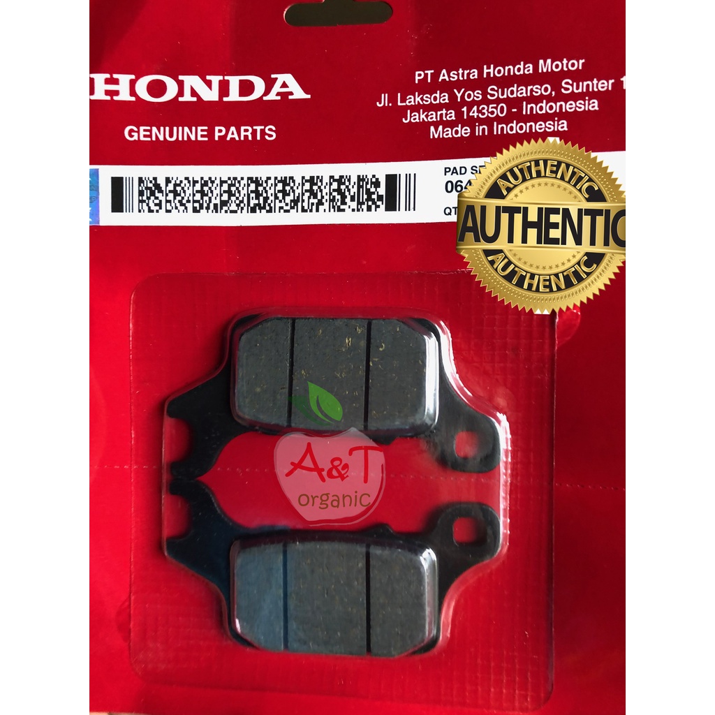 Honda Front Brake Pad & Brake Shoe For Pcx 150 Beat zoomer 1 Air blade ...