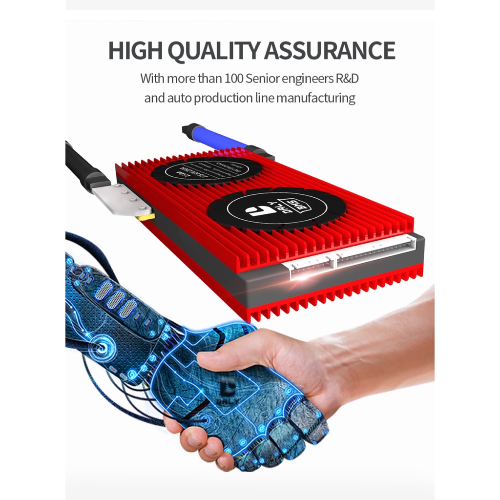 DALY BMS Lifepo4 4s 12v 200a BMS for Lifepo4 32650 3.2v Wide Nominal Application. | Shopee ...