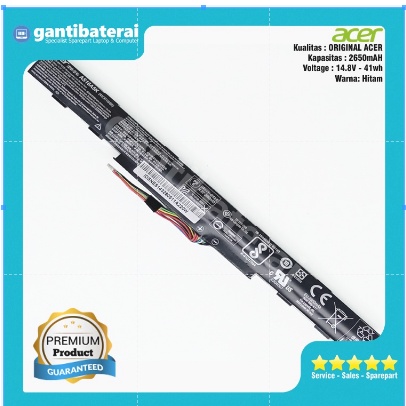 Baterai Acer Aspire ES 14 ES1-432 ES1 432 E5-475G AS16A5K | Shopee ...