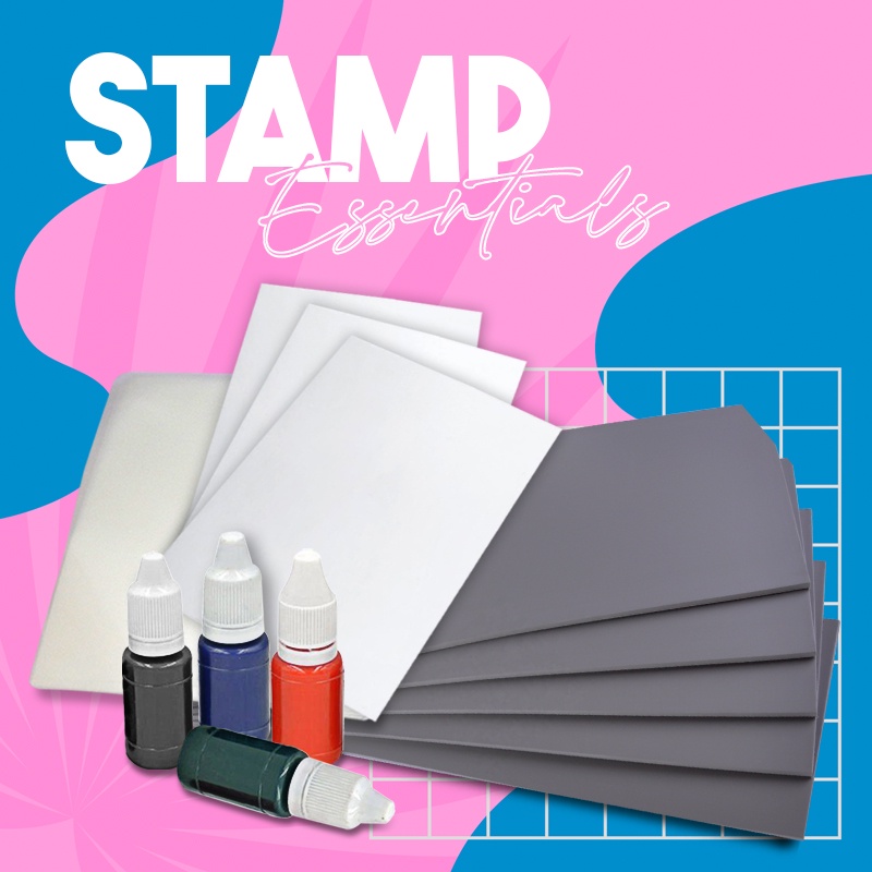 Stamp Ink 10ml for Self Inking / Stamp Pad & Transfer Paper for Flash ...