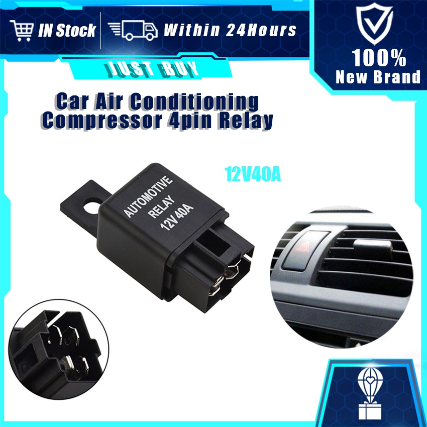 12V 40A Universal Car Starter Relay Air Conditioner Motorcycle Starter ...
