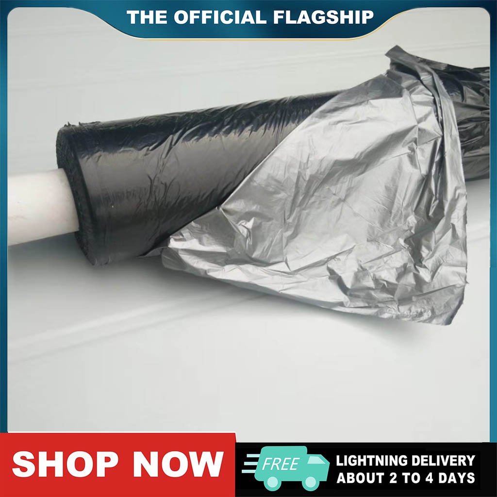 PLASTIC MULCH 2.66ft x 600m 0.8m x260m 30 Microns SILVER-BLACk color ...