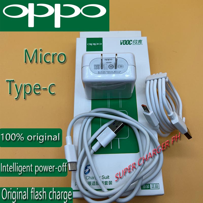 OPP Charger Super Fast Charger Android universal data Type C/micro Usb ...