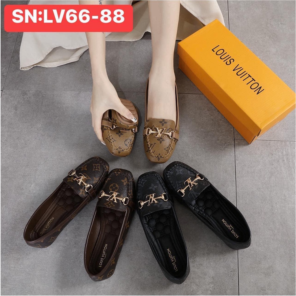 Women's Flat Loafer Shoes Ladies Korean Style Fashion Dollshoes for Women #LV66-88 | Shopee ...