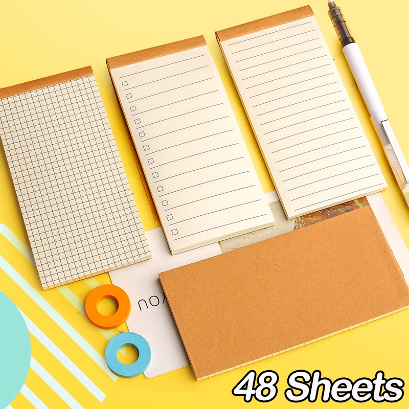 Portable Memo Notepad Mini Notebook Tearable Kraft Paper Pocket Memo ...