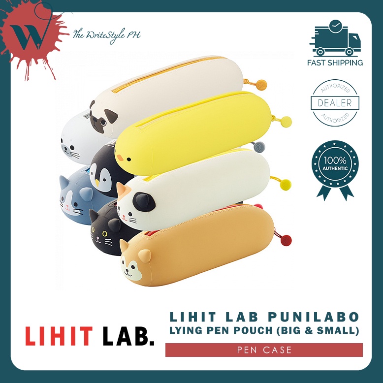 Lihit Lab Punilabo Lying Pen Pouch (Big & Small) | Shopee Philippines