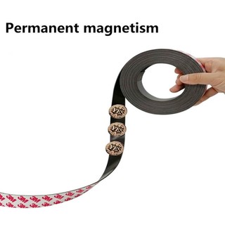 FLEXIBLE MAGNETIC RUBBER STRIP & SHEETS Ferrite Magnet with 3M Adhesive ...