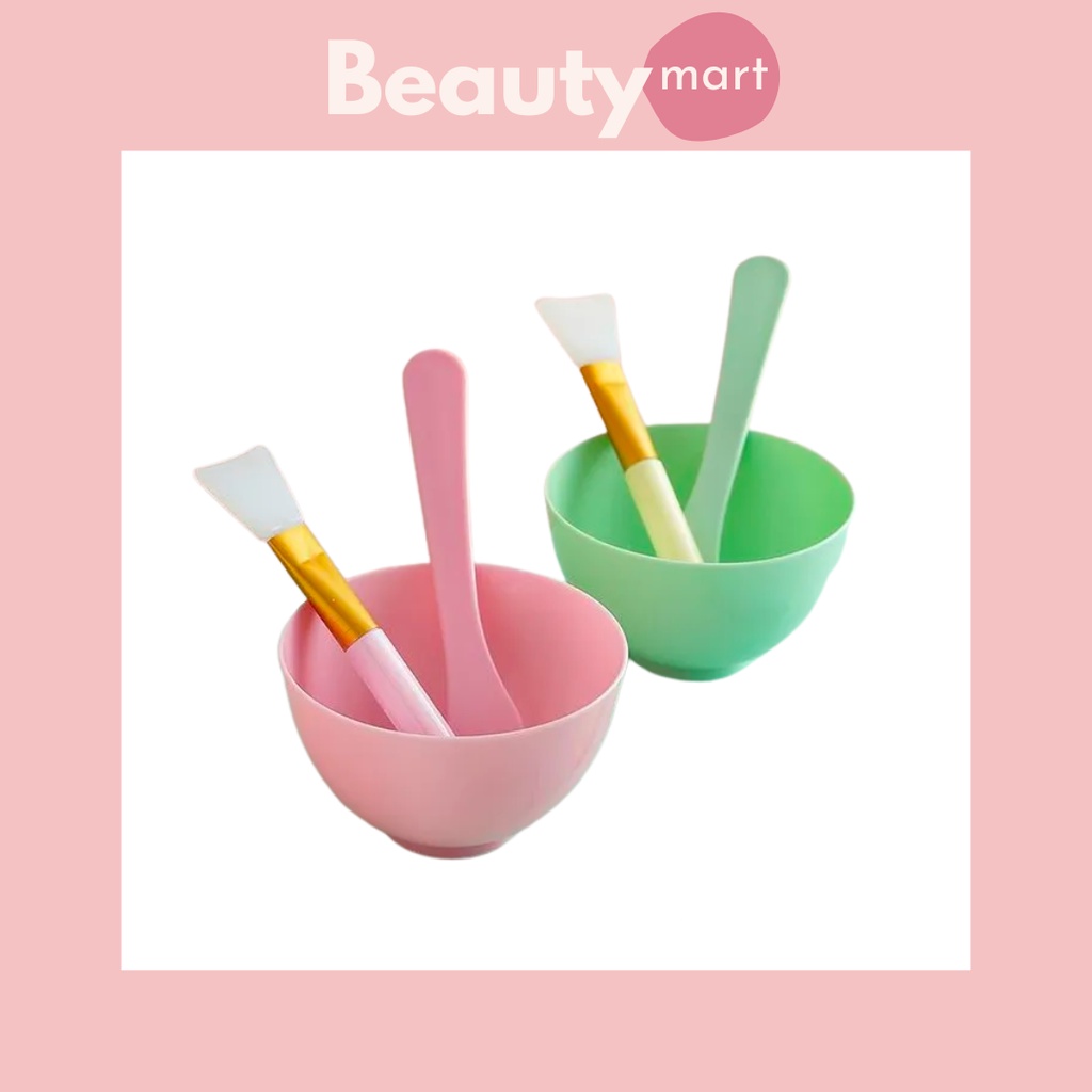 Facial Mask Mixing Bowl Set (Bowl + Mixer + Spatula) | Shopee Philippines