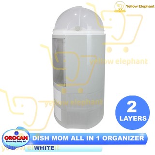 Orocan Dish Rack Cabinet, Dish Drainer, Dish Organizer 2 Layers Lagayan ...