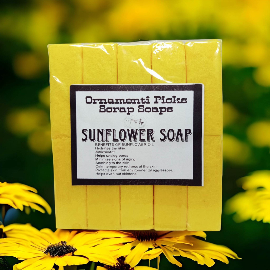 SUNFLOWER SOAP youthful skin helps moisturize skin due to dryness ...
