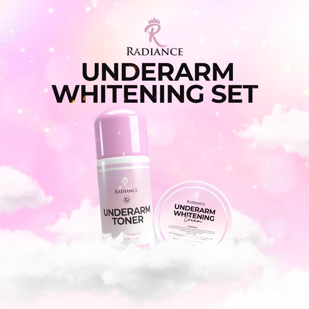 Underarm Whitening Set by Radiance | Underarm Toner and Cream | Shopee ...