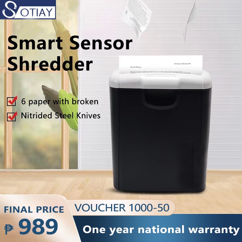 10L Shredder A4 automatic paper shredder, paper shredder office ...