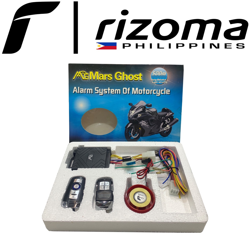 Mars Ghost Motorcycle Alarm System Long Distance 500M | Shopee Philippines