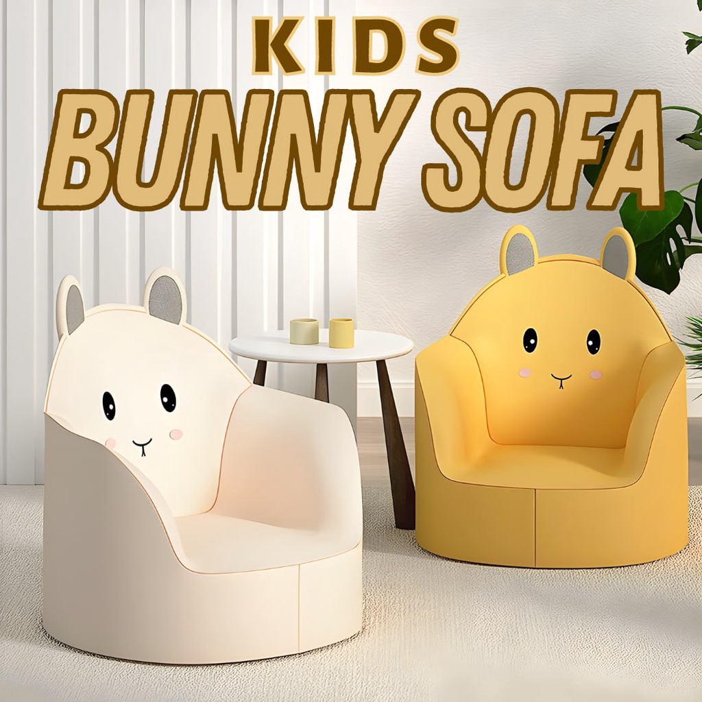 Kids Bunny Sofa Mini Lounge Chair Sofa Foam Armchair Furniture by ...