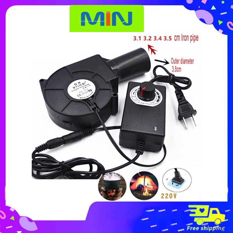 Speed-regulating Blower Fan For Kalan 12V Grill Wood Stove Outdoor ...