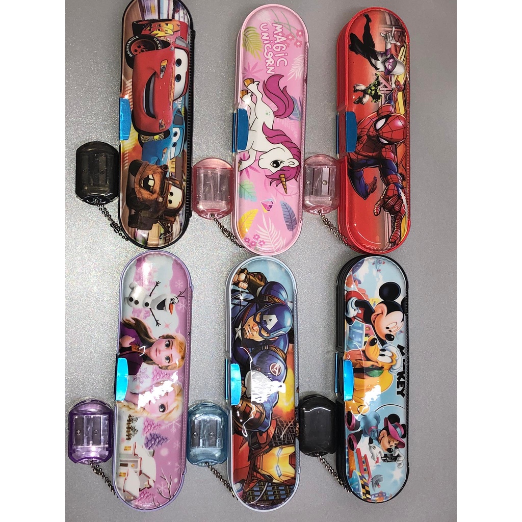 COD Magnetic pencil case with sharpener Cartoon Character Pencil Case ...
