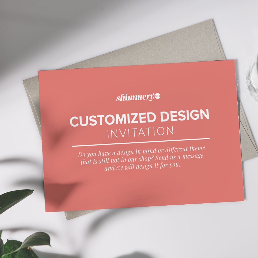 Customized Design - Set of 24pcs 4R-size Invitation for Birthday ...