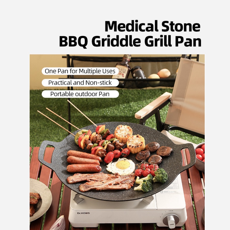 Kimh:Korean grill samgyupsal grill pan non stick induction cooker ...