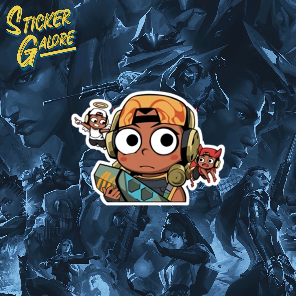 RAZE VALORANT SPRAY STICKERS (WATERPROOF AND SCRATCH PROOF, VINYL ...