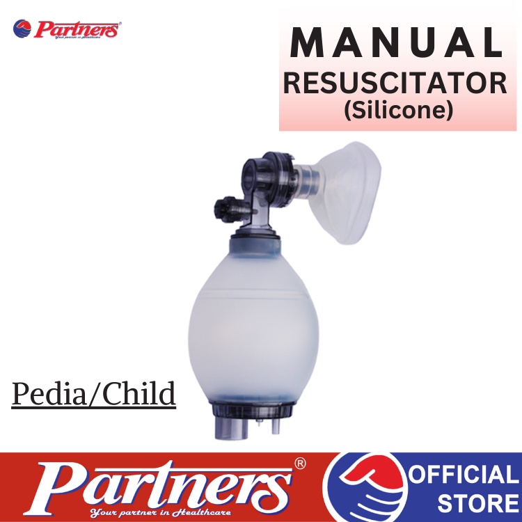 Partners Manual Resuscitator PEDIA/CHILD (Silicone) | Shopee Philippines