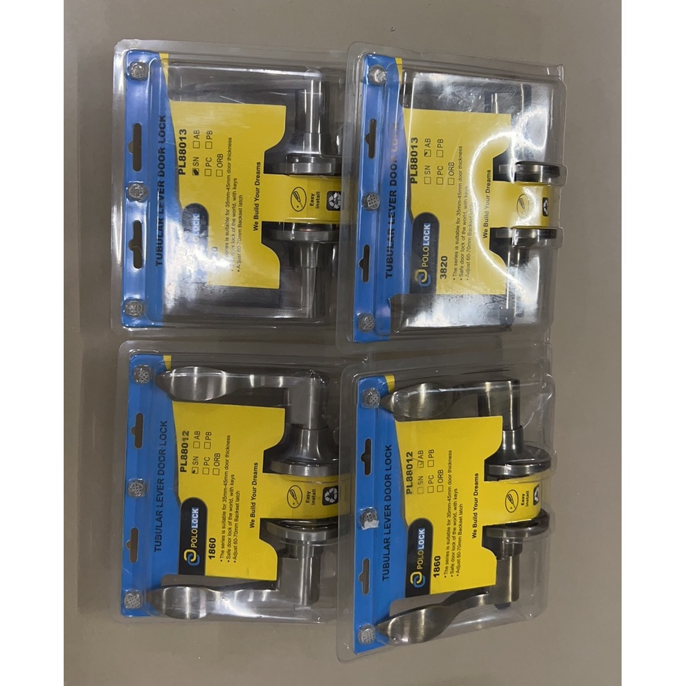 POLO LOCK TUBULAR LEVER DOOR LOCK | Shopee Philippines