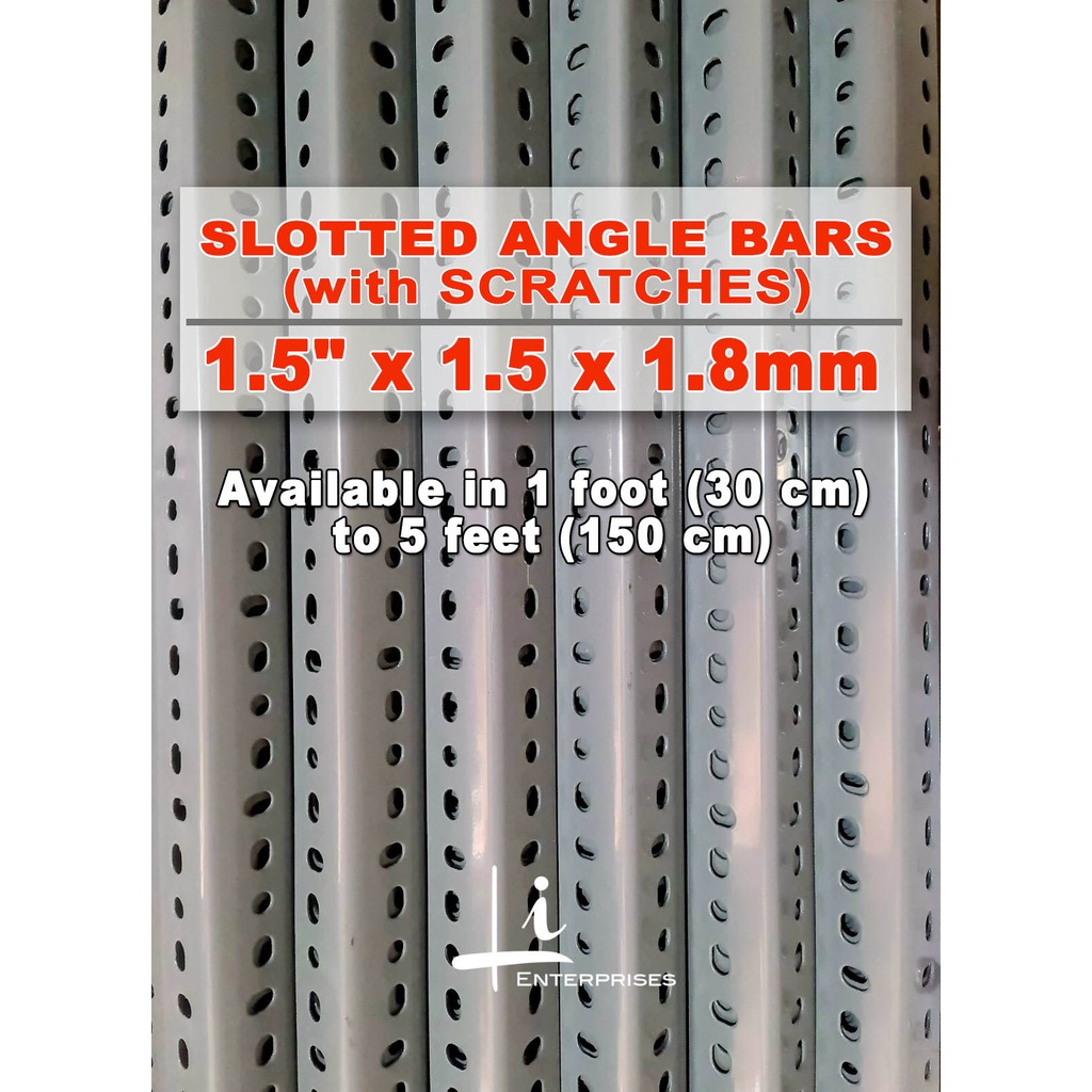 BIG SALE!!! HEAVY-DUTY GRAY/WHITE SLOTTED ANGLE BARS WITH LIGHT ...