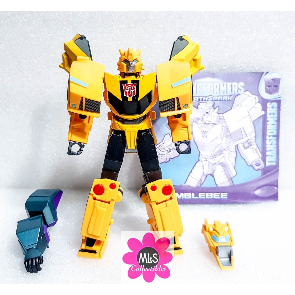 Transformers Earthspark Bumblebee (Deluxe Class with BAF Parts ...