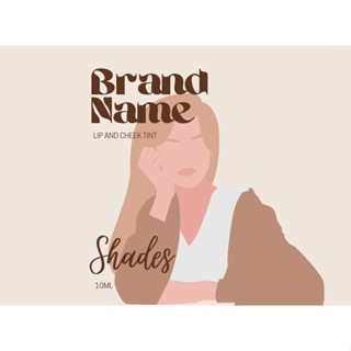 Customized Lip tint Sticker Label(15pcs) | Shopee Philippines