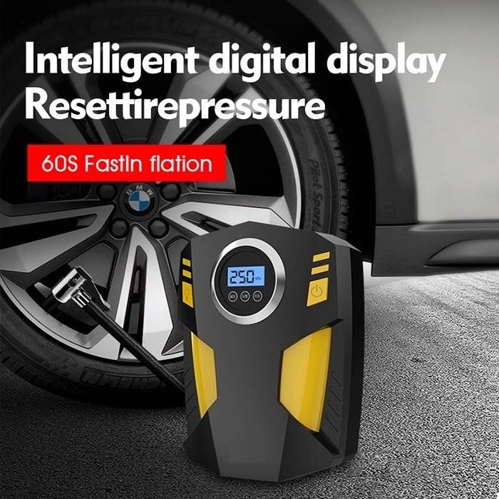 Multifunctional Car Tire Pump 12V Portable Quick Inflation Motorcycle ...