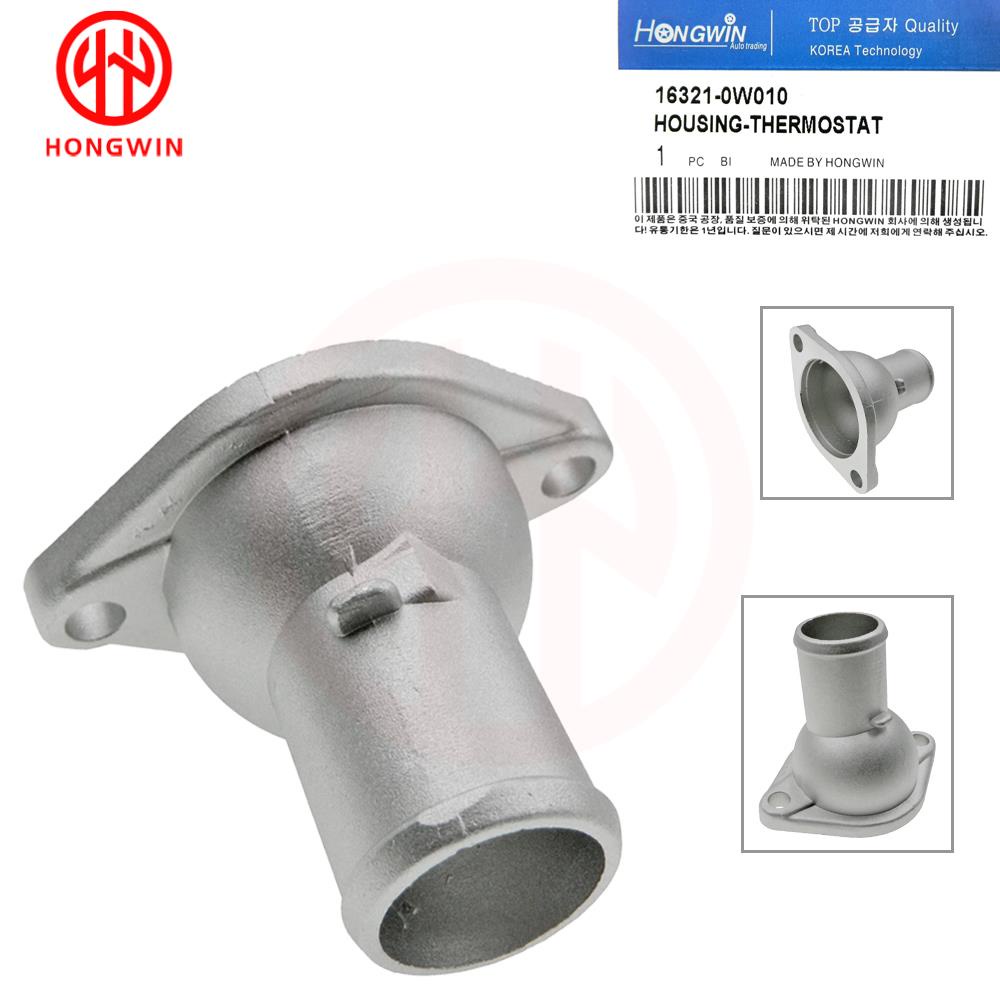 Genuine No: 16321-0W010 HONGWIN Coolant Thermostat Housing Water Inlet ...